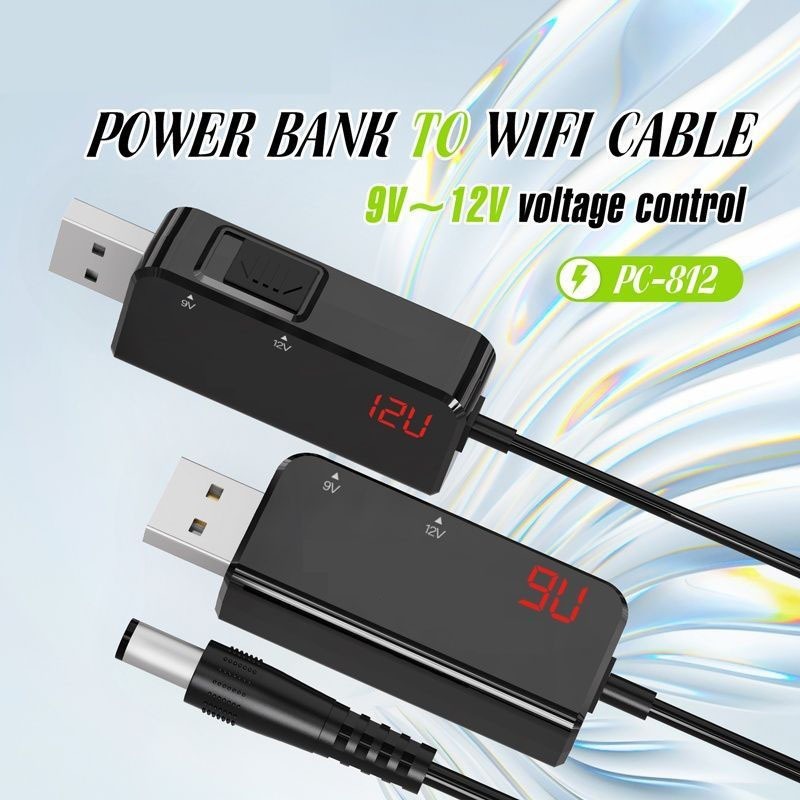 pinsan USB Boost Cable 5V Step Up to 9V 12V Adjustable Voltage Converter | Shopee Philippines