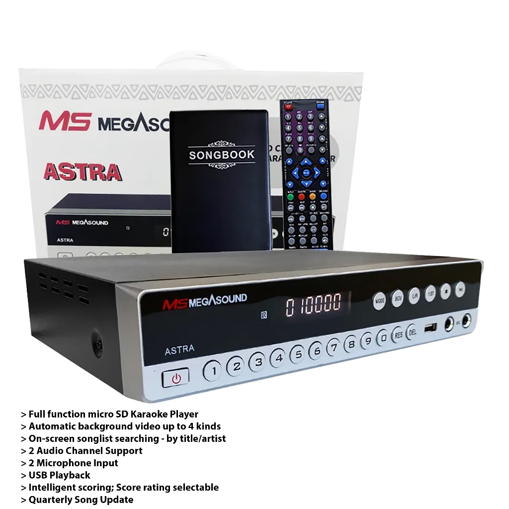 Megasound by Winland Full Function Micro SD Karaoke Player w/ 64Gb/Over ...