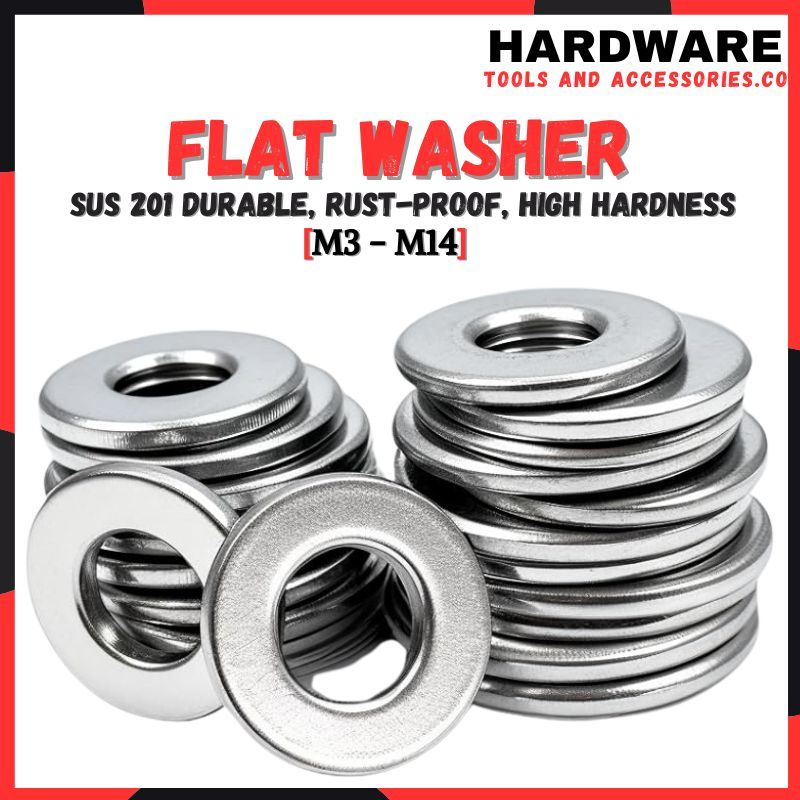 Stainless Steel Flat Washer Stainless Steel 201 Hardware Tool;s ...