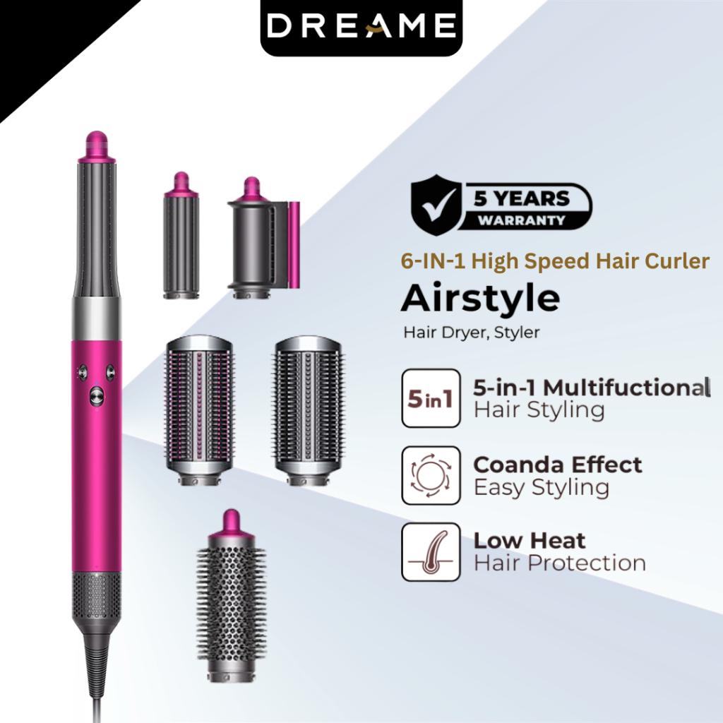 Dreame AirStyle Multi High-Speed Styler | No Heat Damage | Dry, Curl ...