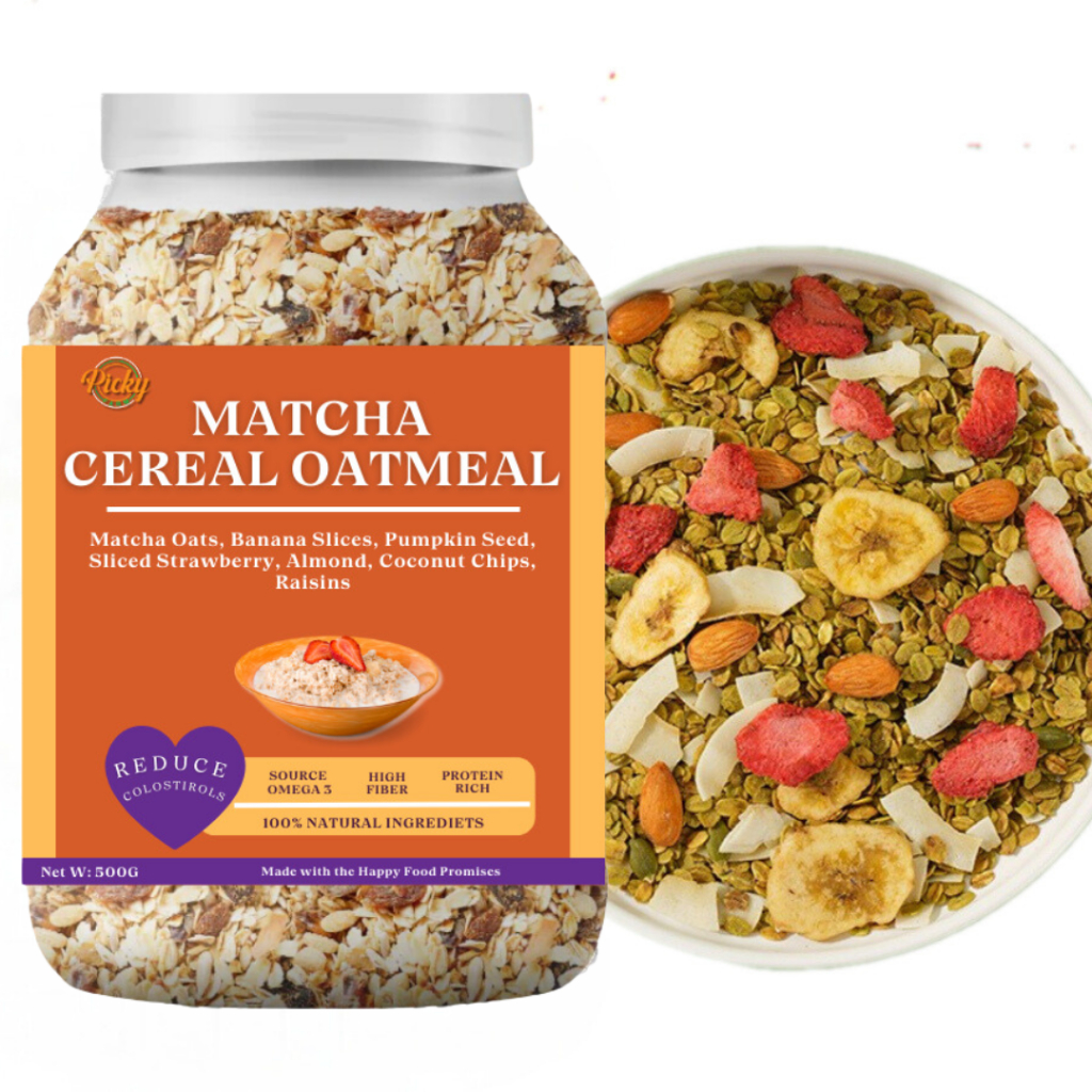 Matcha Cereal Oatmeal 500g | Shopee Philippines