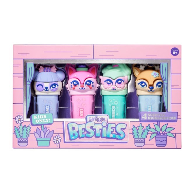 SMIGGLE SCENTED HIGHLIGHTERS PACK OF 4 (UNICORN UNIVERSE) | Shopee ...