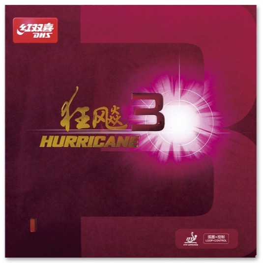 DHS / Hurricane 3 / PF4 / 6512 / Original DHS Hurricane3 III PingPong table tennis Rubber ...
