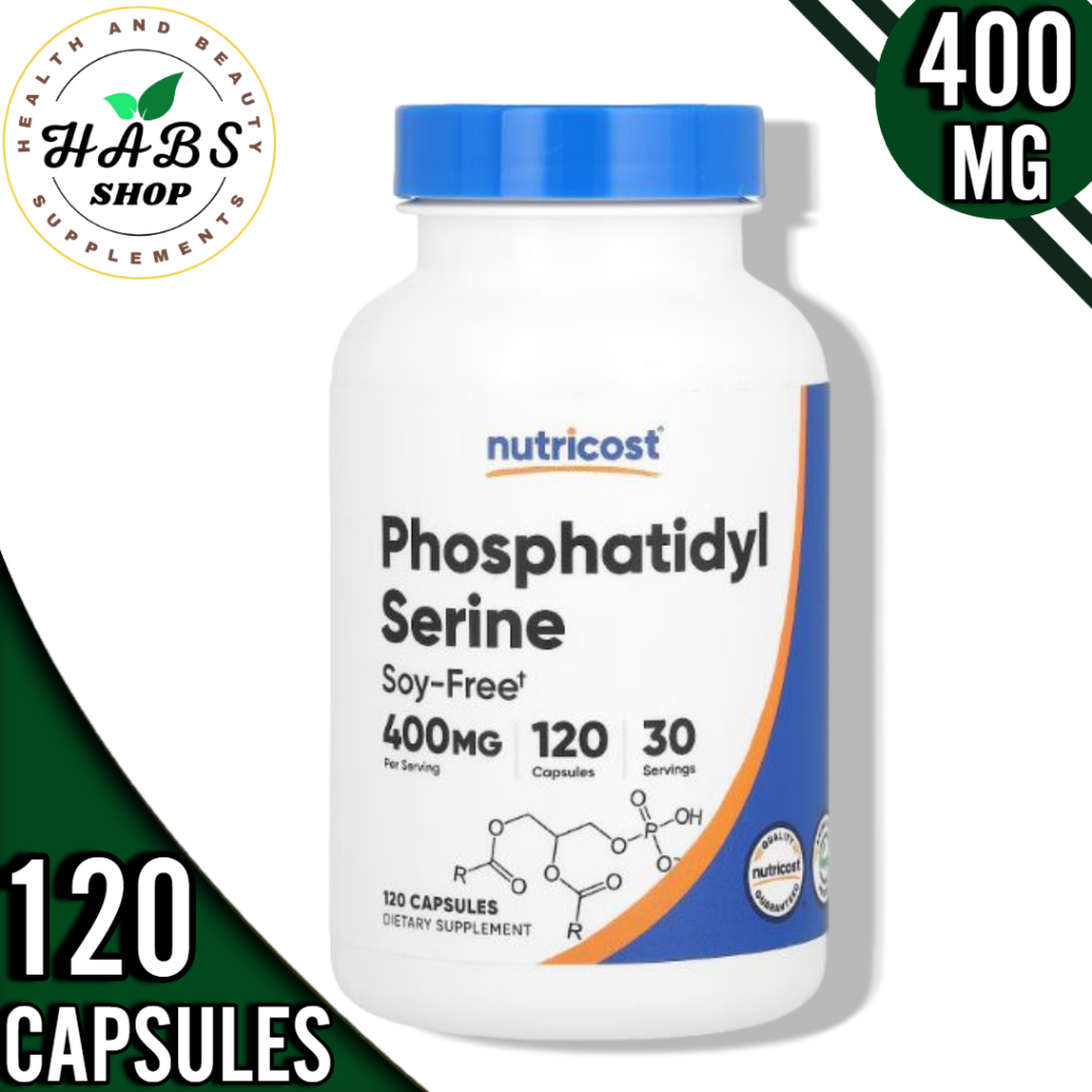 Nutricost, Phosphatidyl Serine, 400 mg, 120 Capsules (100 mg per ...