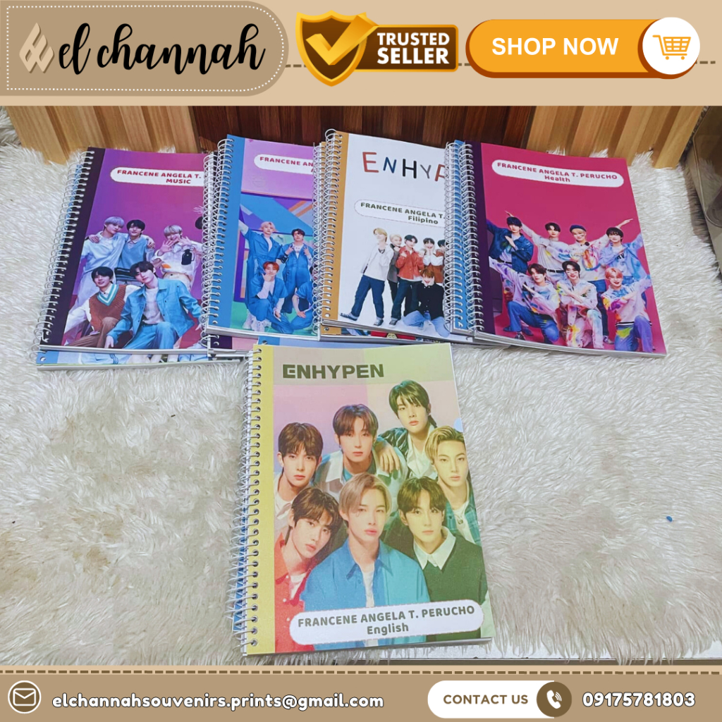 El Channah Customized Kids Notebooks with Photo top | Shopee Philippines