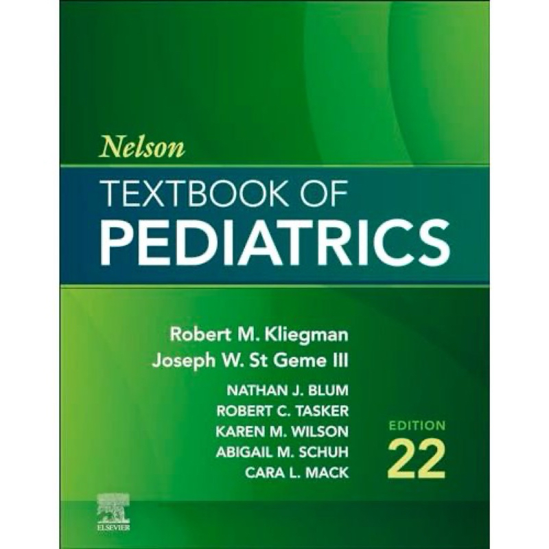 Nelson Textbook of Pediatrics 22nd Edition 80/100gsm | Shopee Philippines