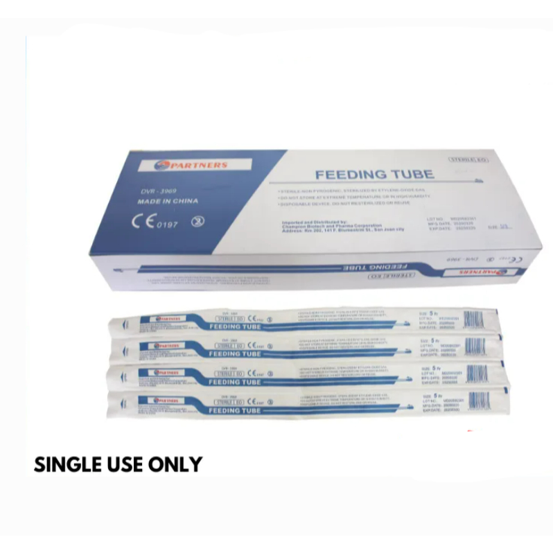 (DOL-J) Partners Sterile Feeding Tube Fr 5 & Fr 8 | Disposable Non ...