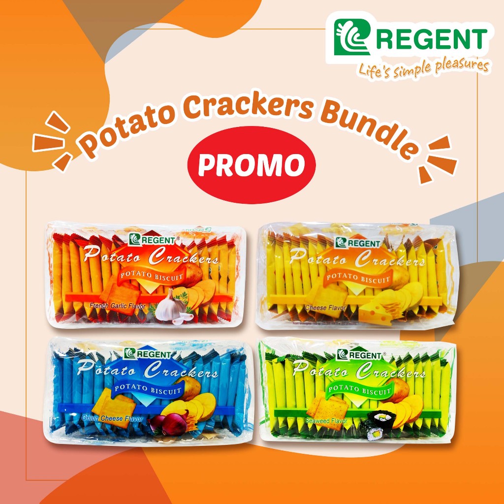 Regent Foods Crackers Bundle Promo 3 (Potato Crackers Seaweed, French ...