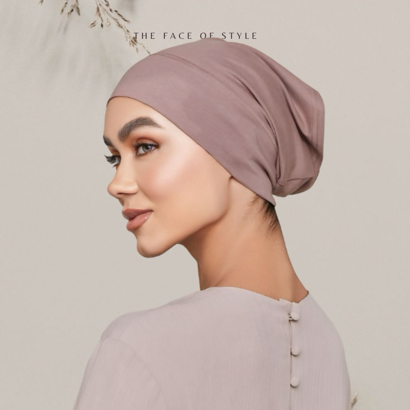 Quianna Silk Inner Hijab Caps Underscarf / Stretch / Turban Soft Modal ...