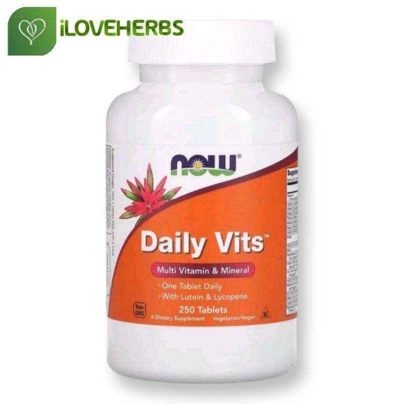 Daily Vits, Multi Vitamin & Mineral, 250 Tablets | Shopee Philippines