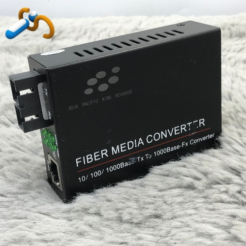 iCON Fiber External Power Supply Media Converter 10/100/1000M-SM-Dual ...