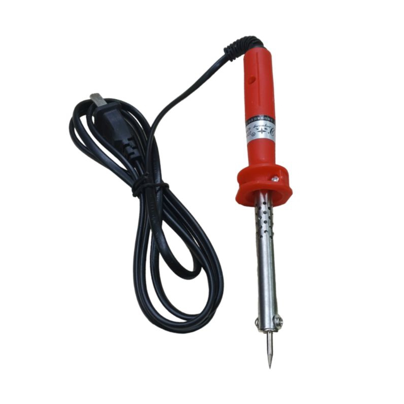 SOLDERING IRON 220V RED HANDLE 40W | Shopee Philippines
