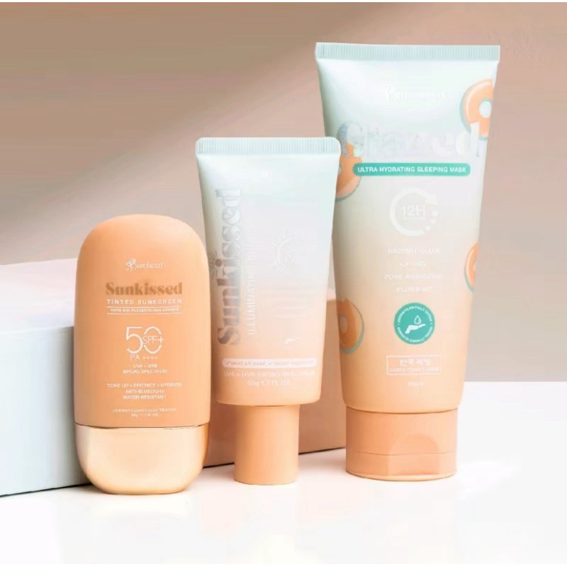 Barefaced Sunkissed Illuminating Sunscreen l Glazed Hydrating Mask l ...