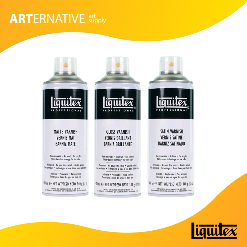 Liquitex Varnish Spray 400ml Gloss/Matte/Satin Finish | Shopee Philippines