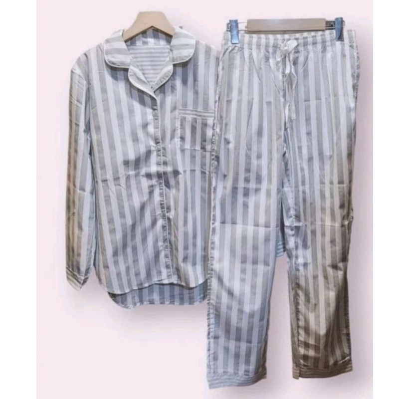GU Cotton Blend Pajama Set | Shopee Philippines