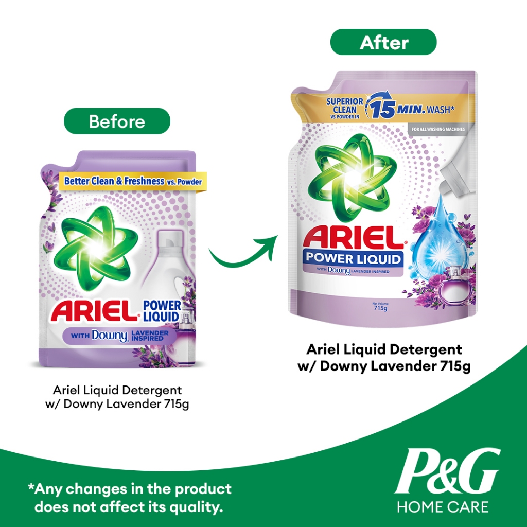Ariel Liquid Detergent Sunrise Fresh Floral Passion Lavender 715 - 730g Refill | Shopee Philippines