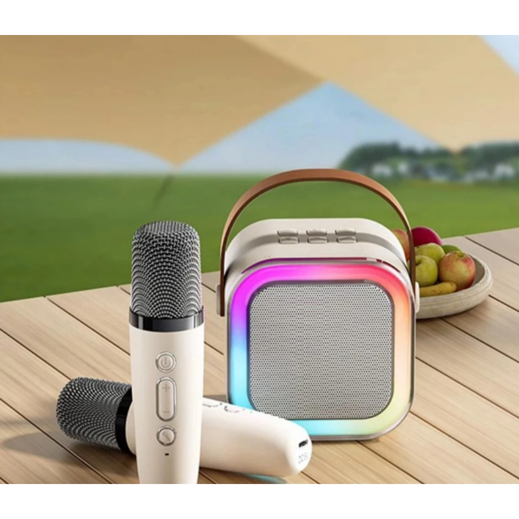 K12 Mini Karaoke Wireless Audio Speaker Bluetooth Microphone Portable Home KTV Karaoke Machine ...