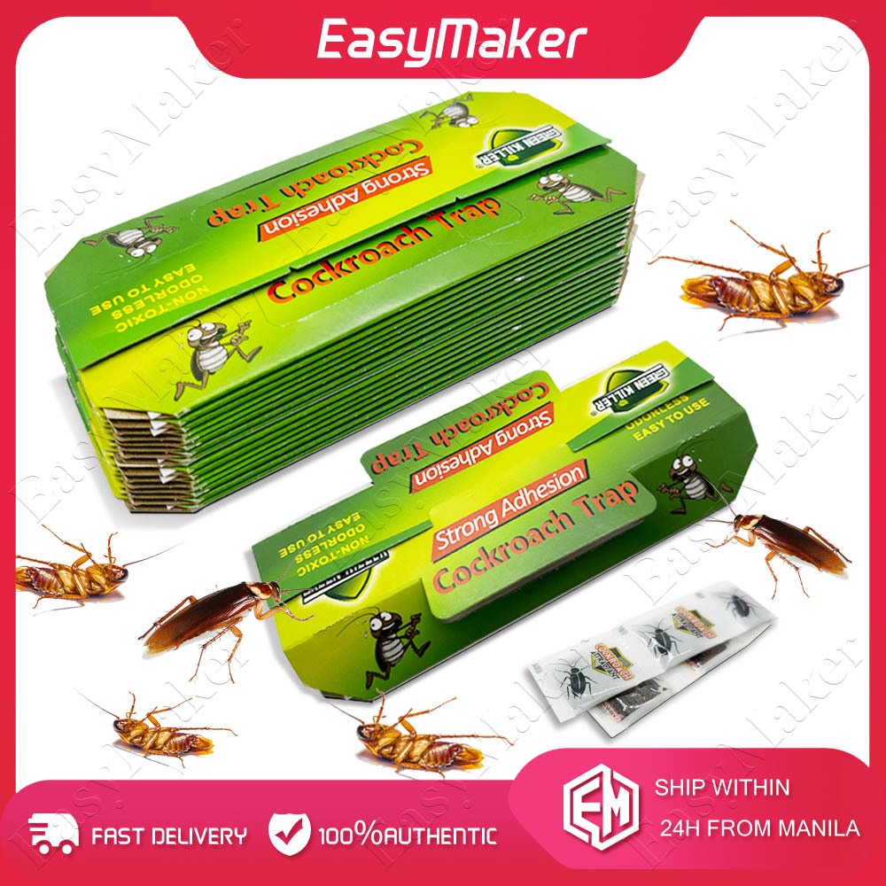 10Pcs/Box Ipis Trap Cockroach Killer Roach Traps Roach Bait Roach Motel Cockroach Repeller ...