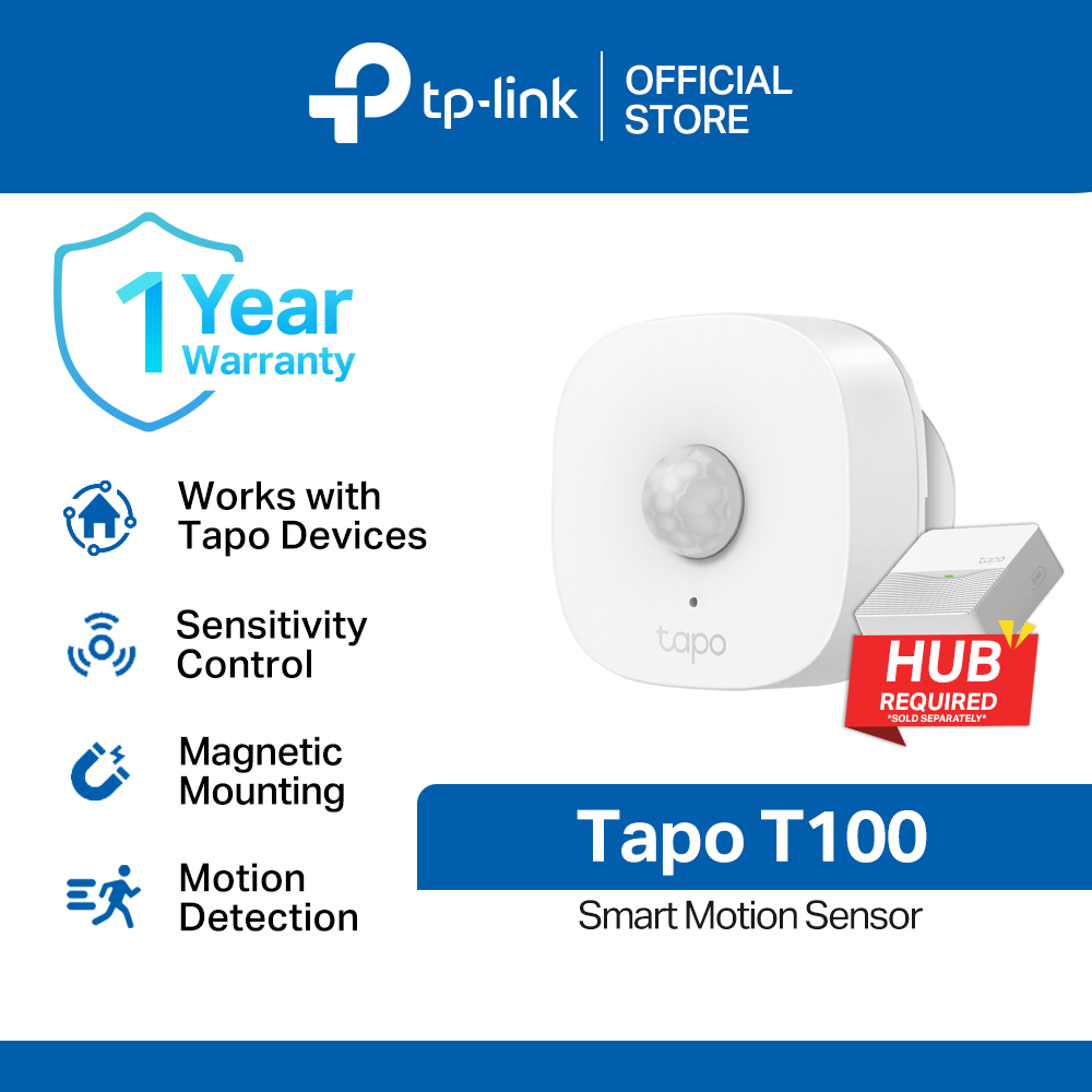 TP-Link | Tapo T100 | Smart Motion Sensor | Alarm Security System ...