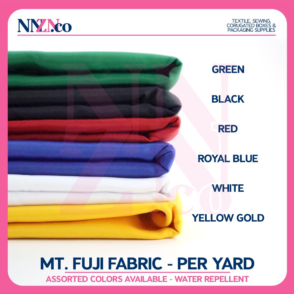 NNZN (Per YARD) Premium Water Repellent Mt. Fuji Textile Fabric ...