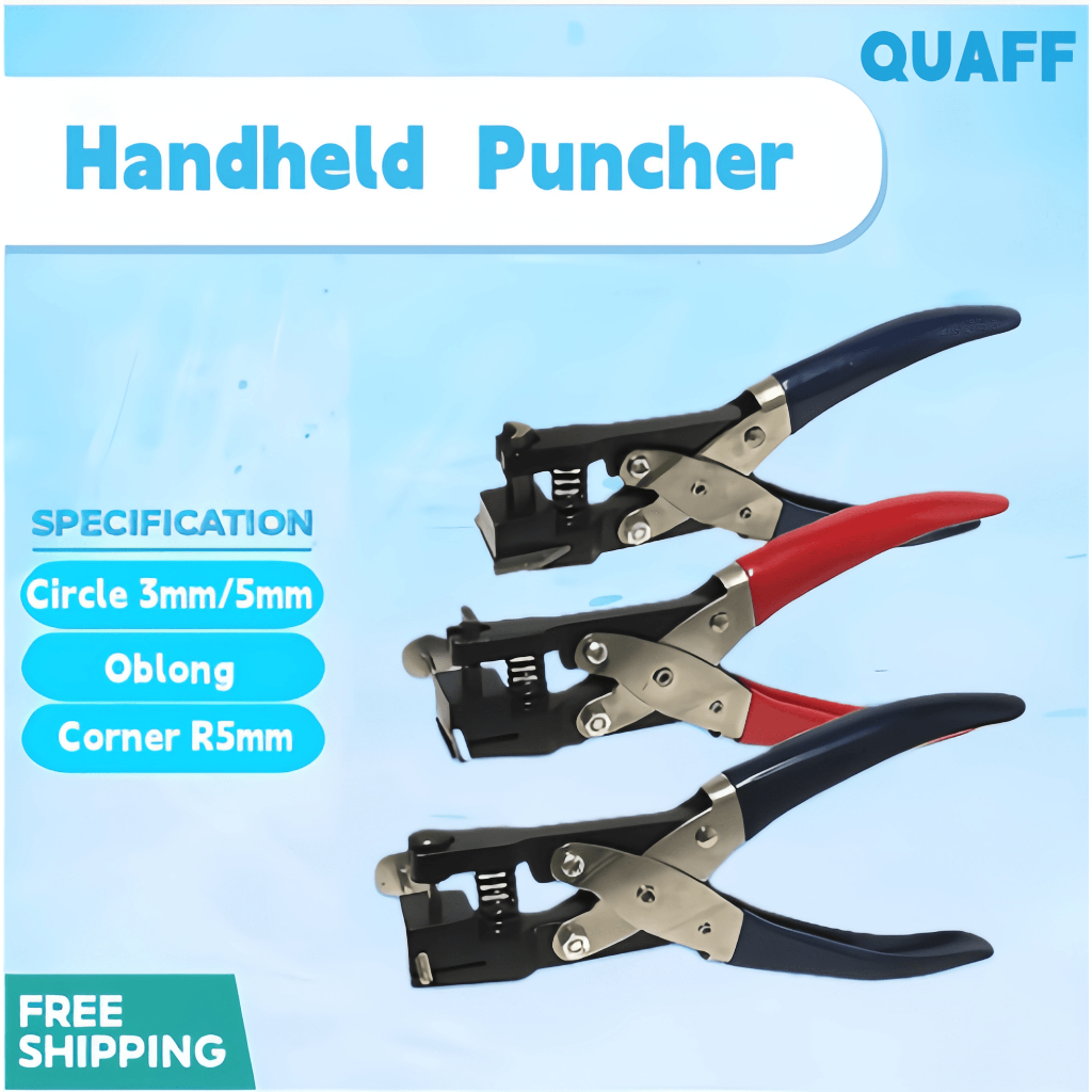 Handheld Puncher Heavy Duty Circle/Oblong/Corner Single Puncher Metal ...