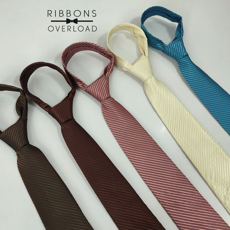 Regular Striped Necktie (Standard size) MANUAL TIE | Shopee Philippines