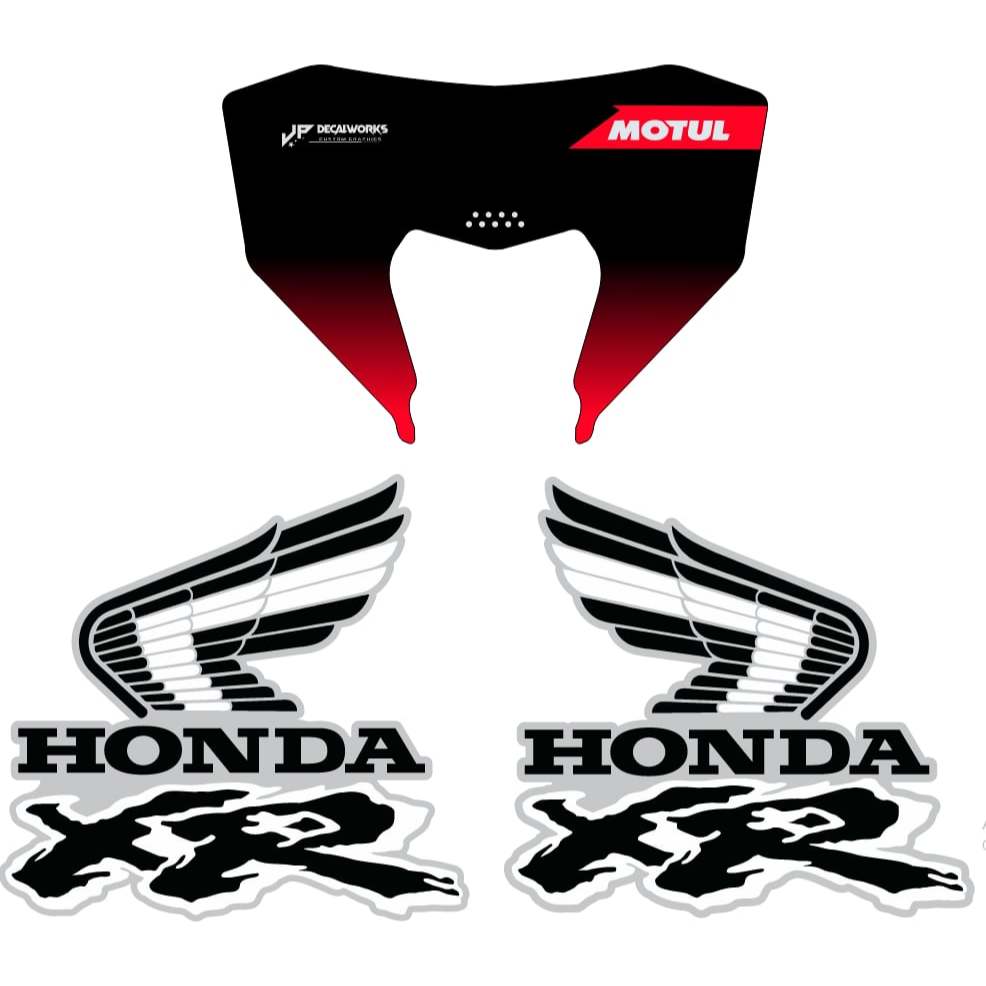 Honda CRF 300L & XR 200 Tank Only Graphics kit Sticker Decal | Shopee ...