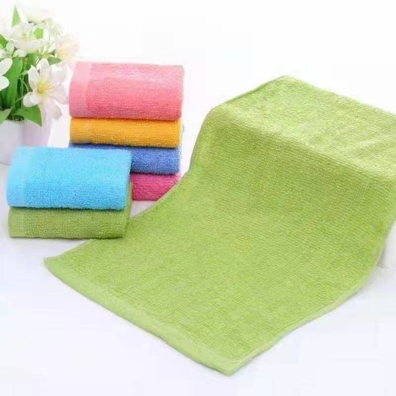 12PIECES PLAIN COLORED HAND TOWEL COTTON | Shopee Philippines
