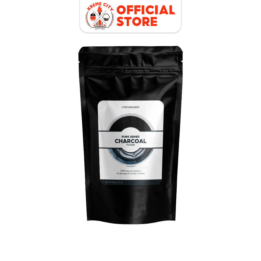 TOP Creamery Pure Charcoal Powder 200g | Shopee Philippines
