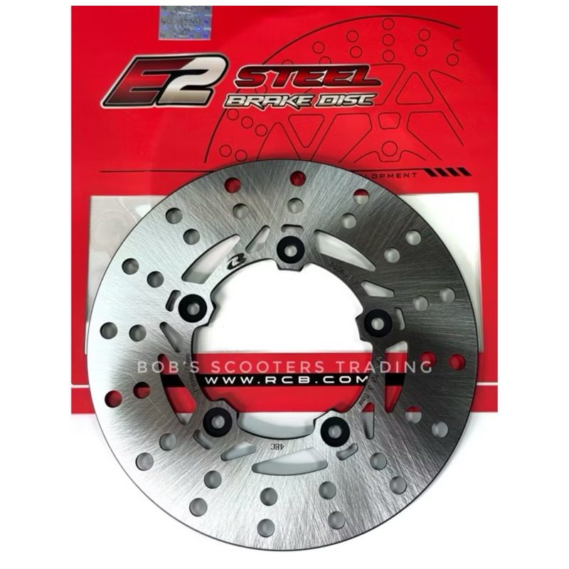 NEW! RCB E2 Series Steel Disc HONDA CLICK 190MM (5 HOLES) FRONT DISC ...