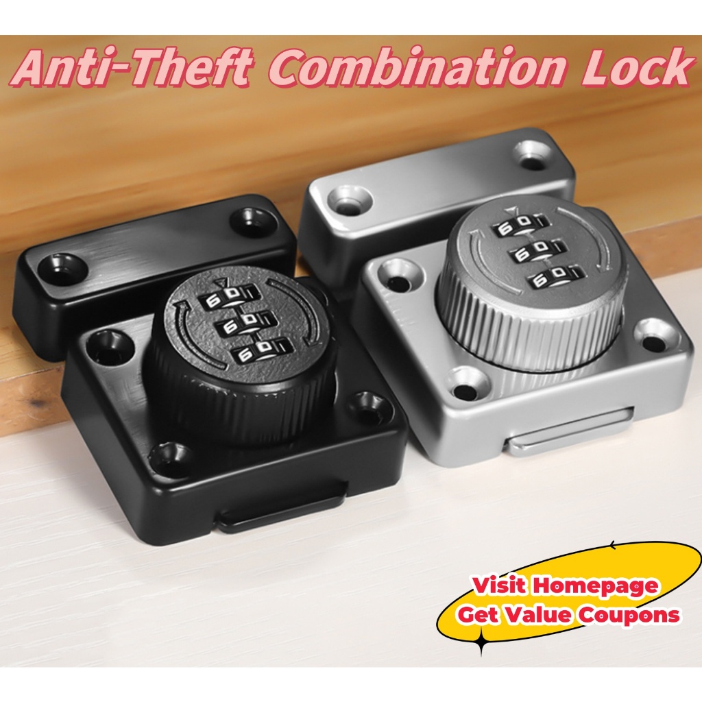 Universal Combination Lock Bolt Mechanical Password Lock for File ...