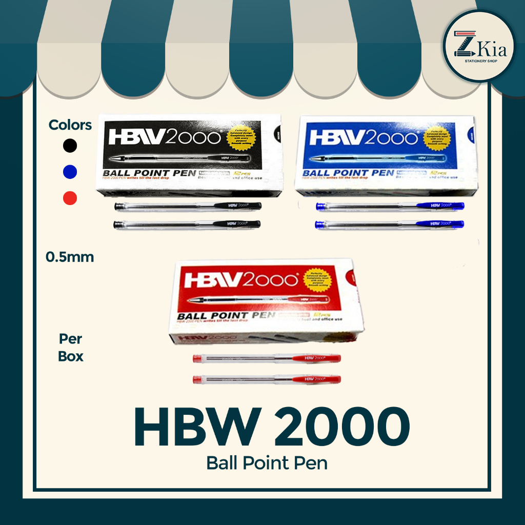 HBW Ballpen 2000 Ballpoint | Shopee Philippines