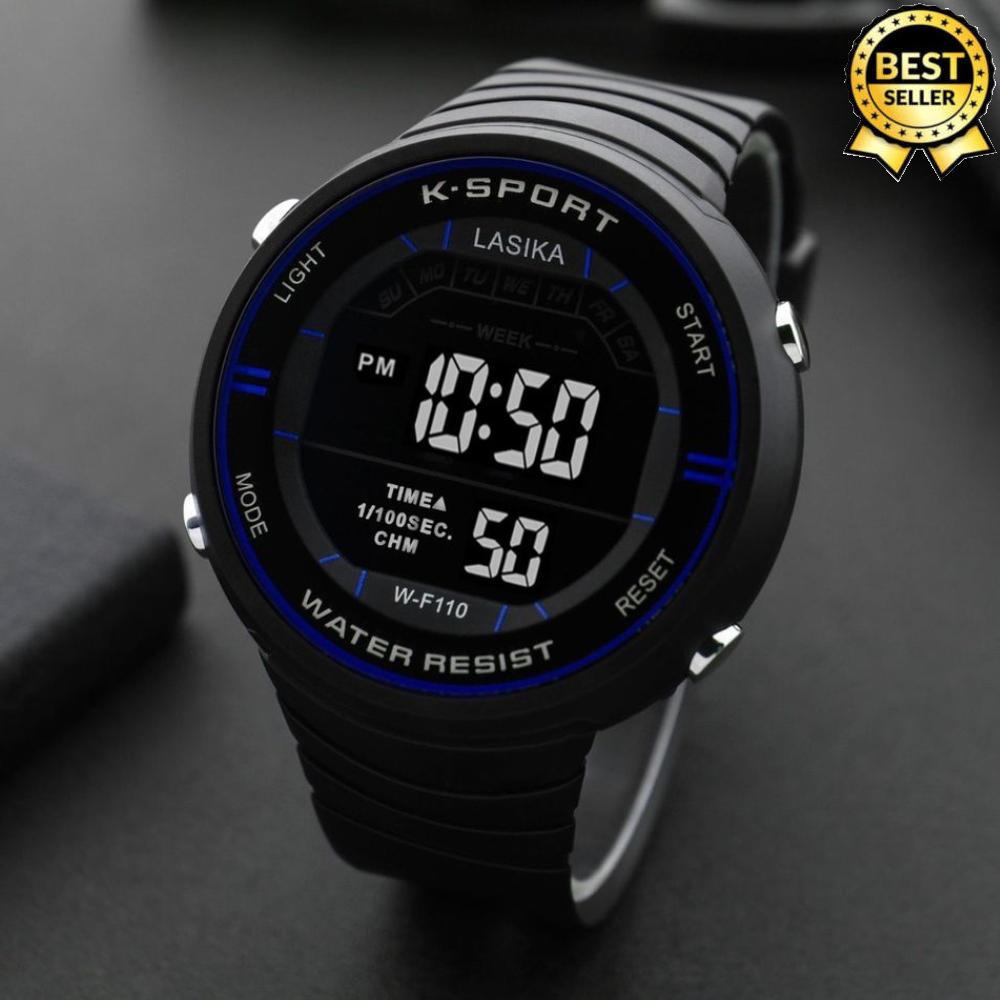 Men's Digital SPORT W-F110 WATERPROOF Original LASIKA Day & Date ...