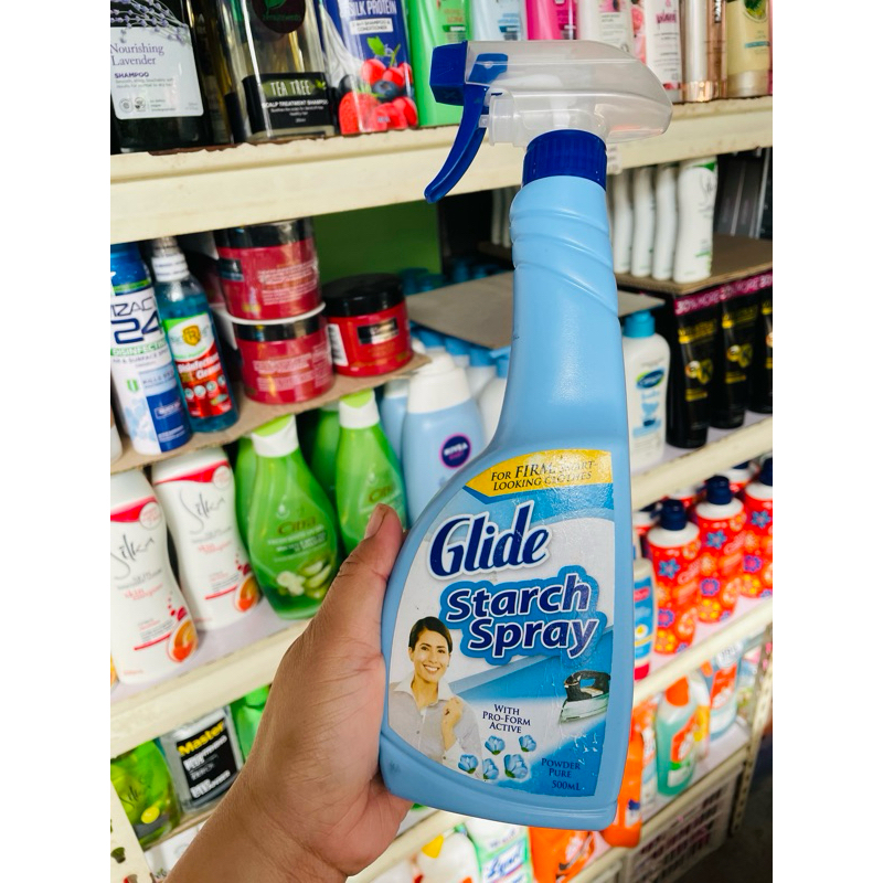 glide starch spray with pro form active 500ml | Shopee Philippines