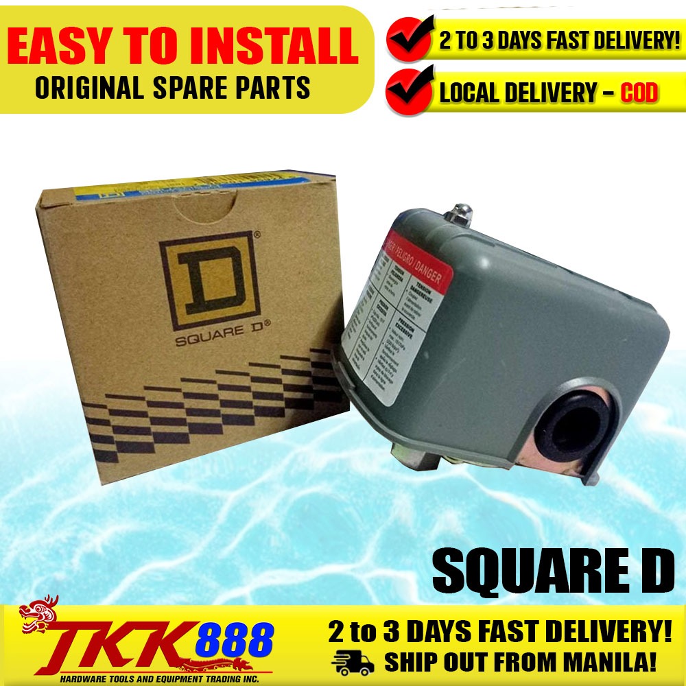 U.S Square D Pressure Switch Original Automatic Water Pump Jet Pump ...