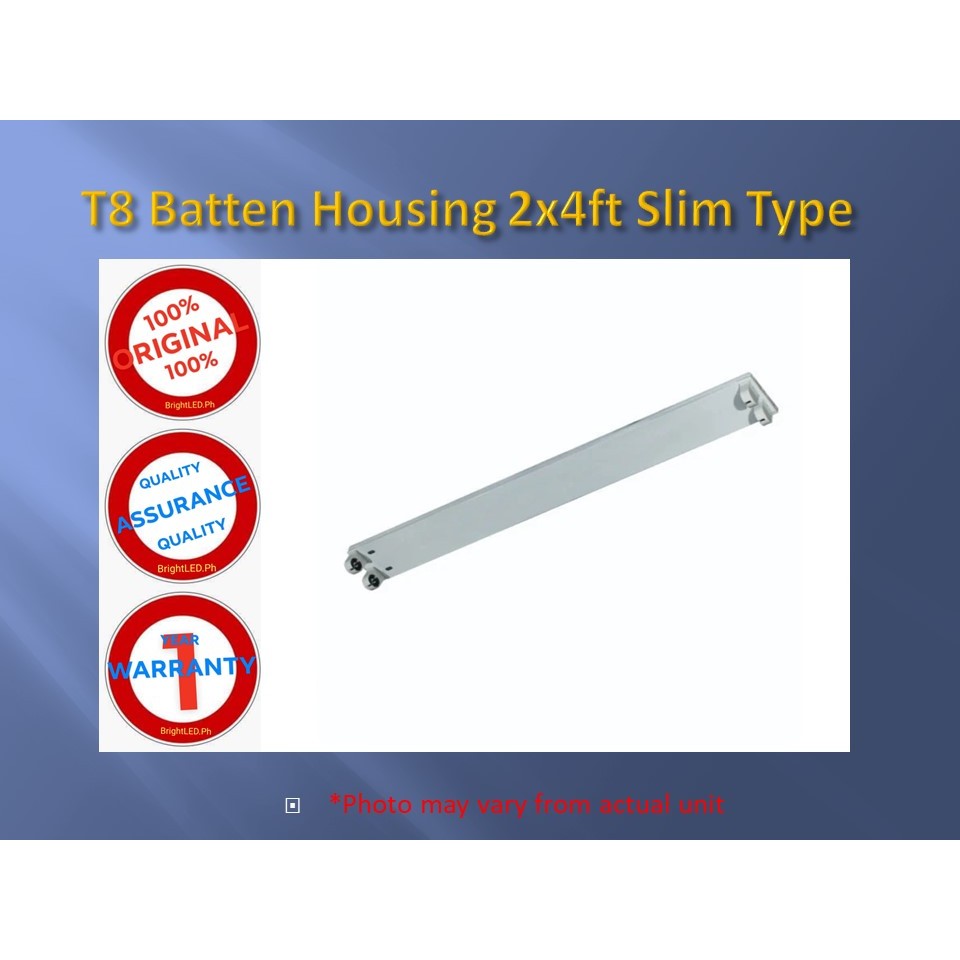 2x4ft T8 Batten Housing Slim Type | Shopee Philippines