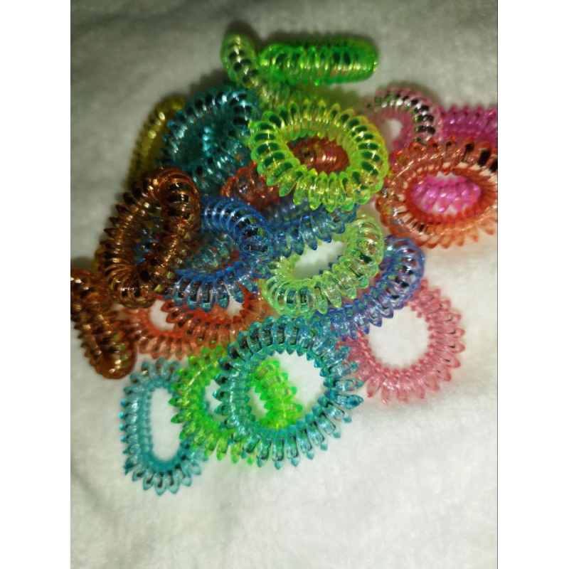 telephone candy wire ponytail 3.5cm per piece | Shopee Philippines