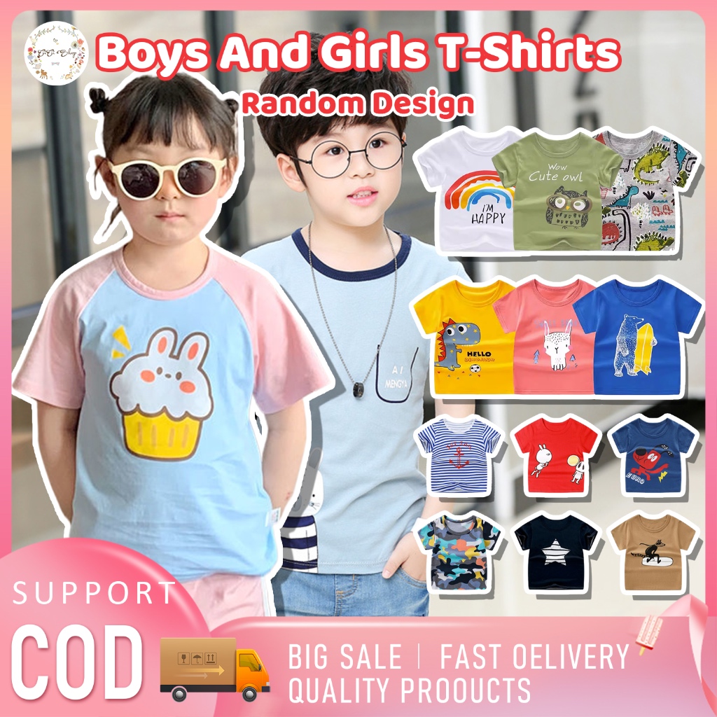 CICI Kids Baby Cute T Shirt Tops Short Kids Boy Girl T Shirts Blouse ...