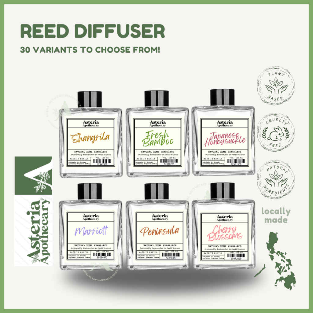 REED DIFFUSER (50ml & 150ml) - Asteria Apothecary | Shopee Philippines