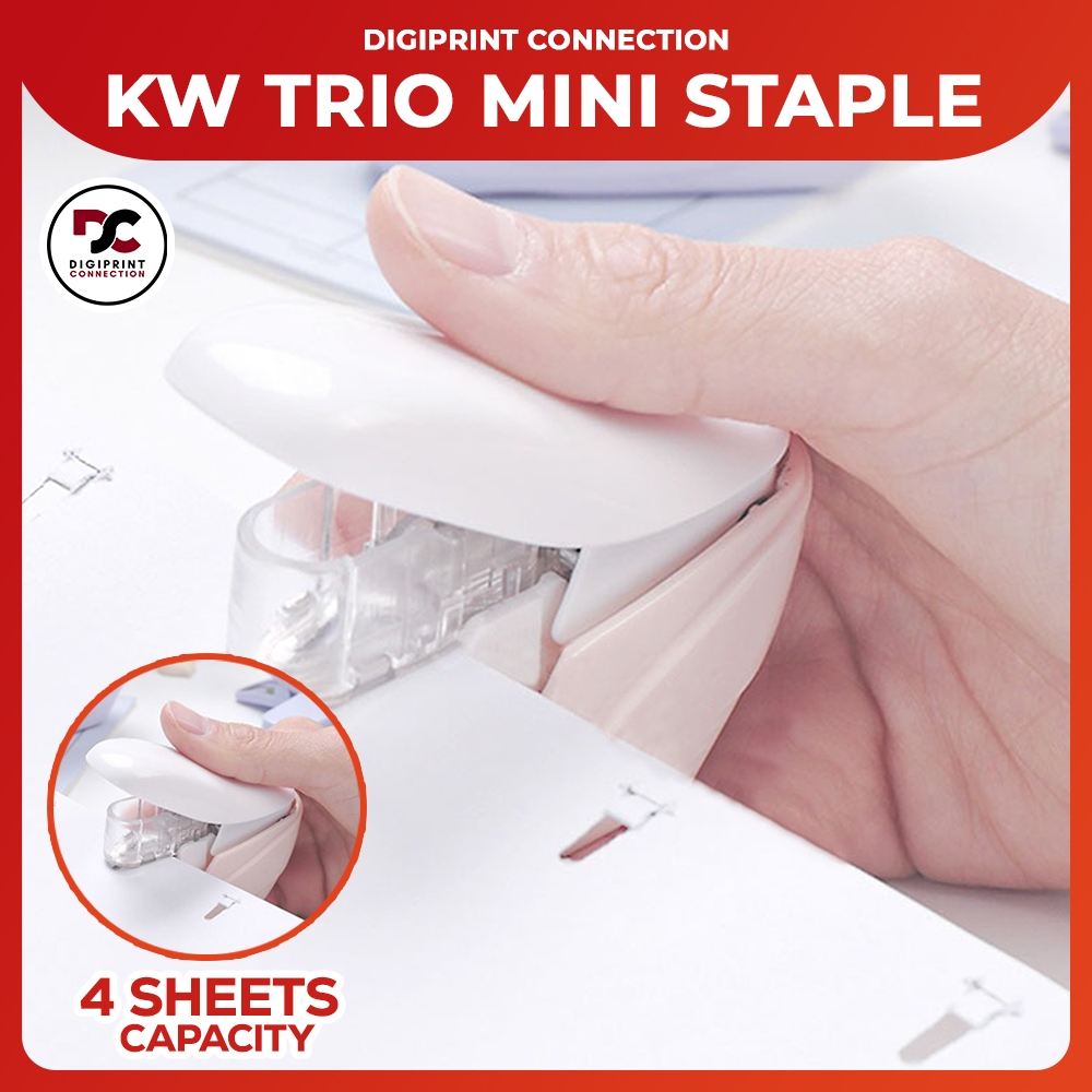KW-Trio Stapleless Stapler No Staple Needed Staple-free for School ...