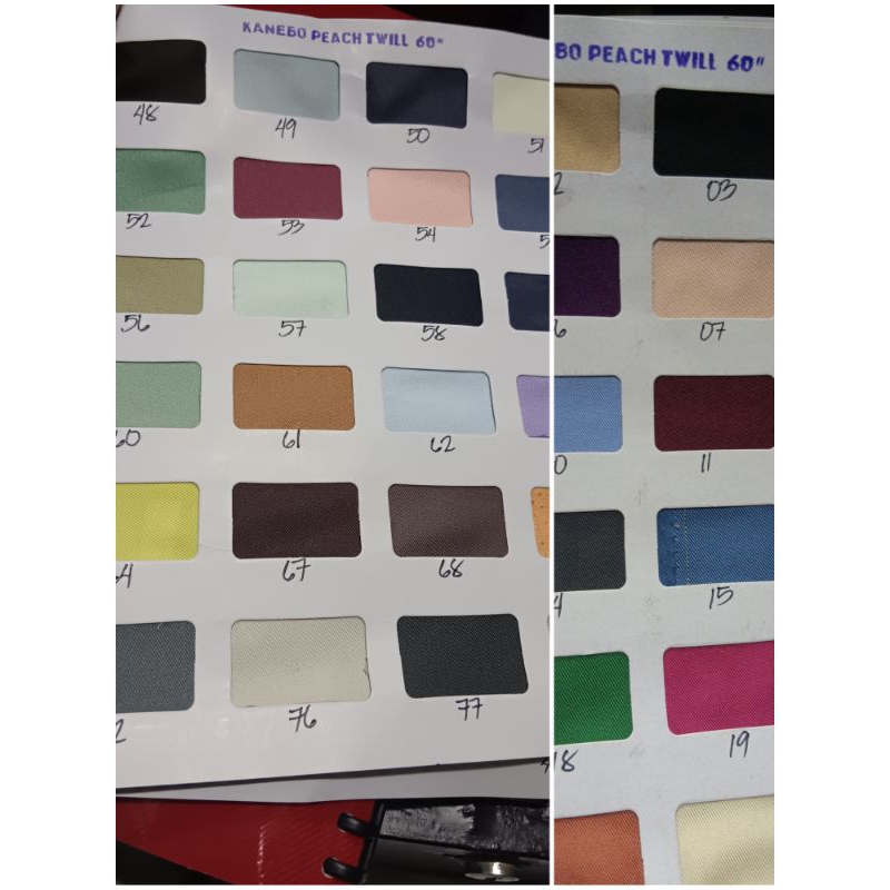 KANEBO Peach Twill Fabric sold per yard | Shopee Philippines