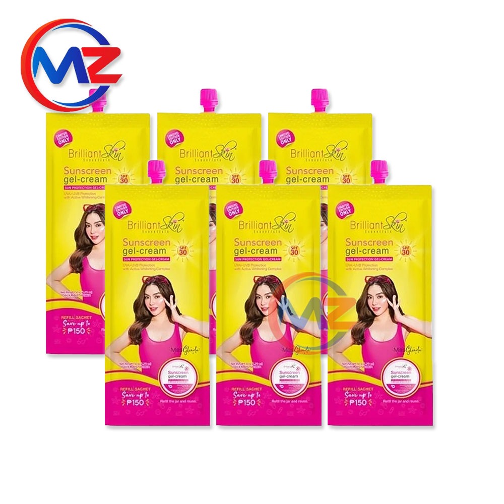 ( SET OF 6 ) Brilliant Skin Essentials Sunscreen-Gel Cream 50g （New ...