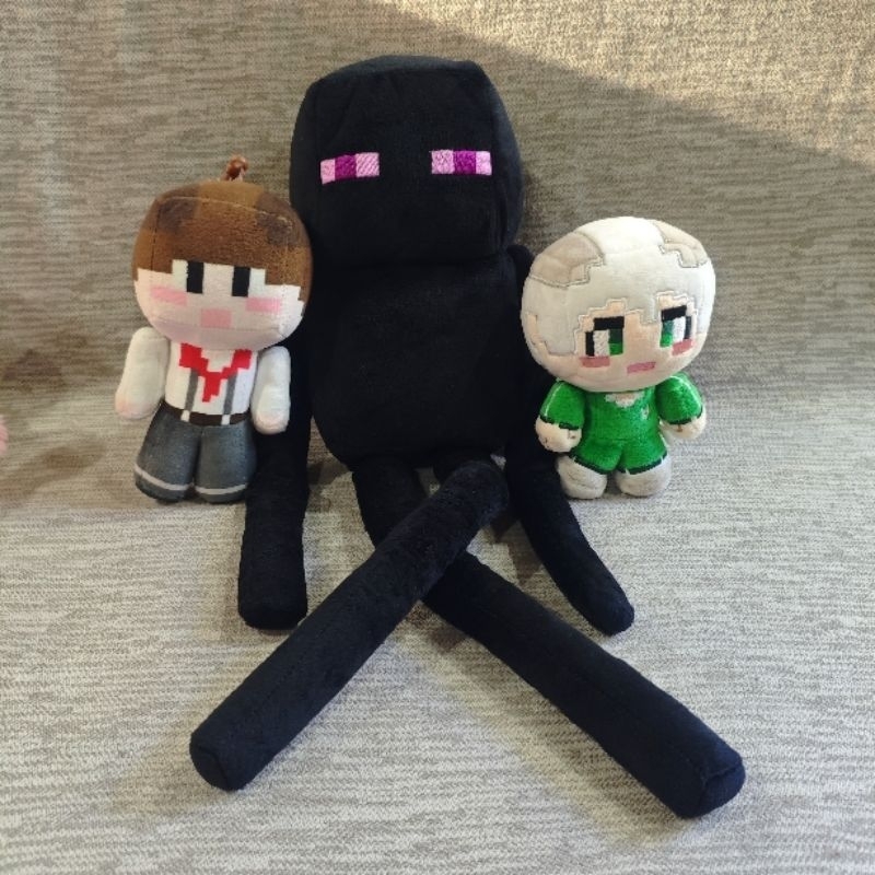minecraft enderman character stuffed toy preloved | Shopee Philippines