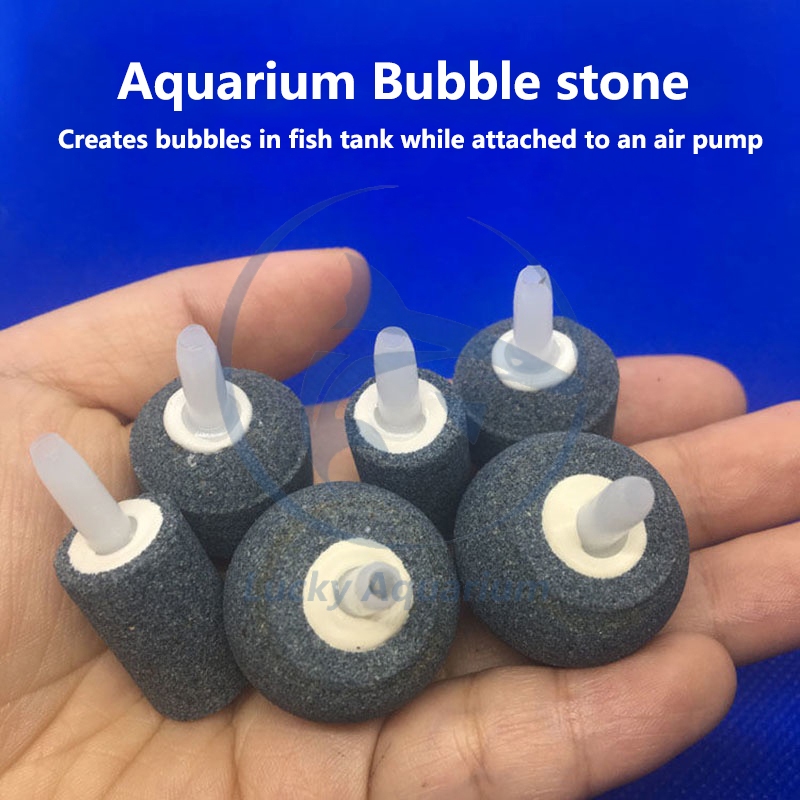 Aquarium oxygen pump bubble stone for fish tank cylindrical producing ...