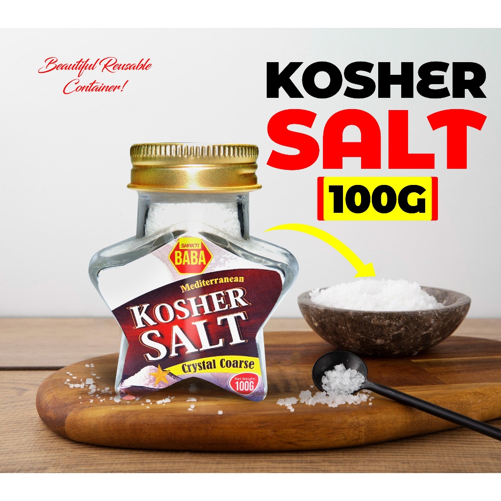 Kosher Salt 100g - Cute Star Shape Bottle | Shopee Philippines
