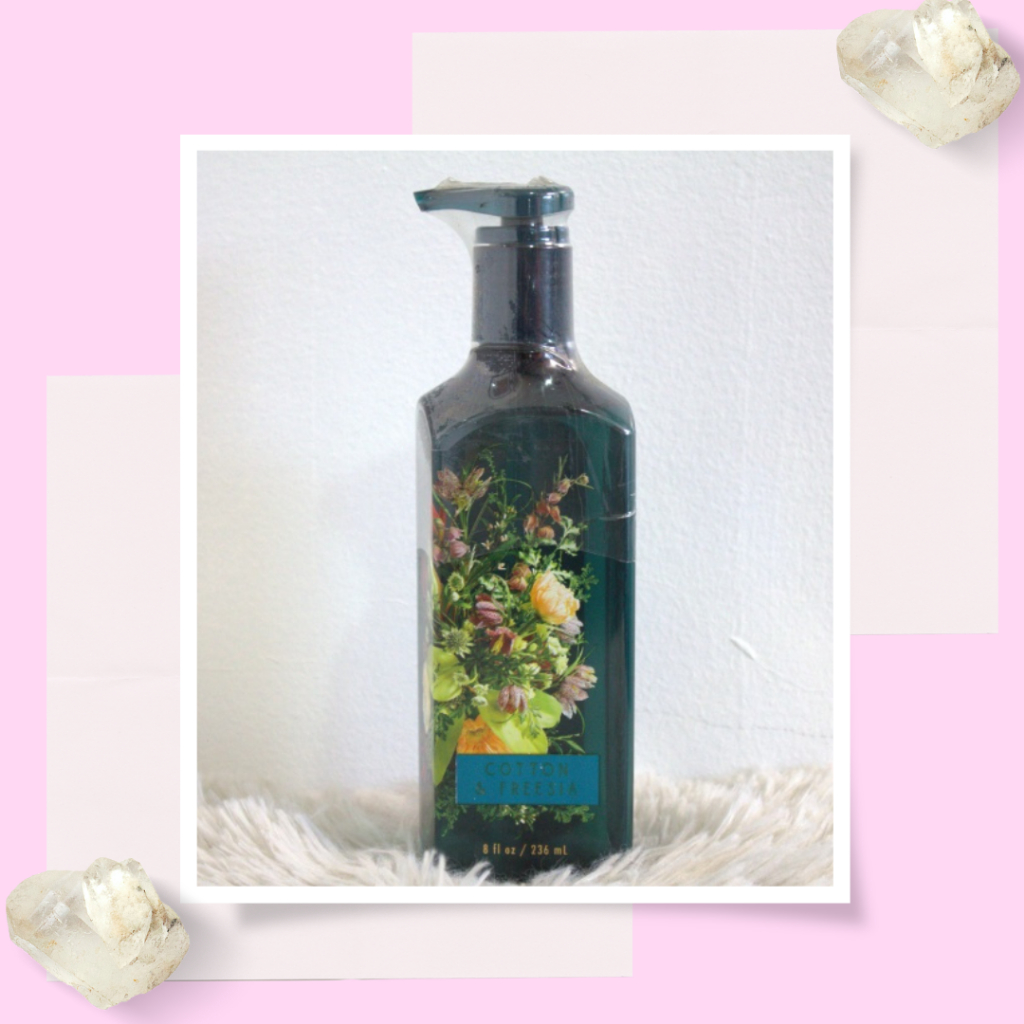 Bath & Body Works Cotton and Freesia Hand Soap | Shopee Philippines