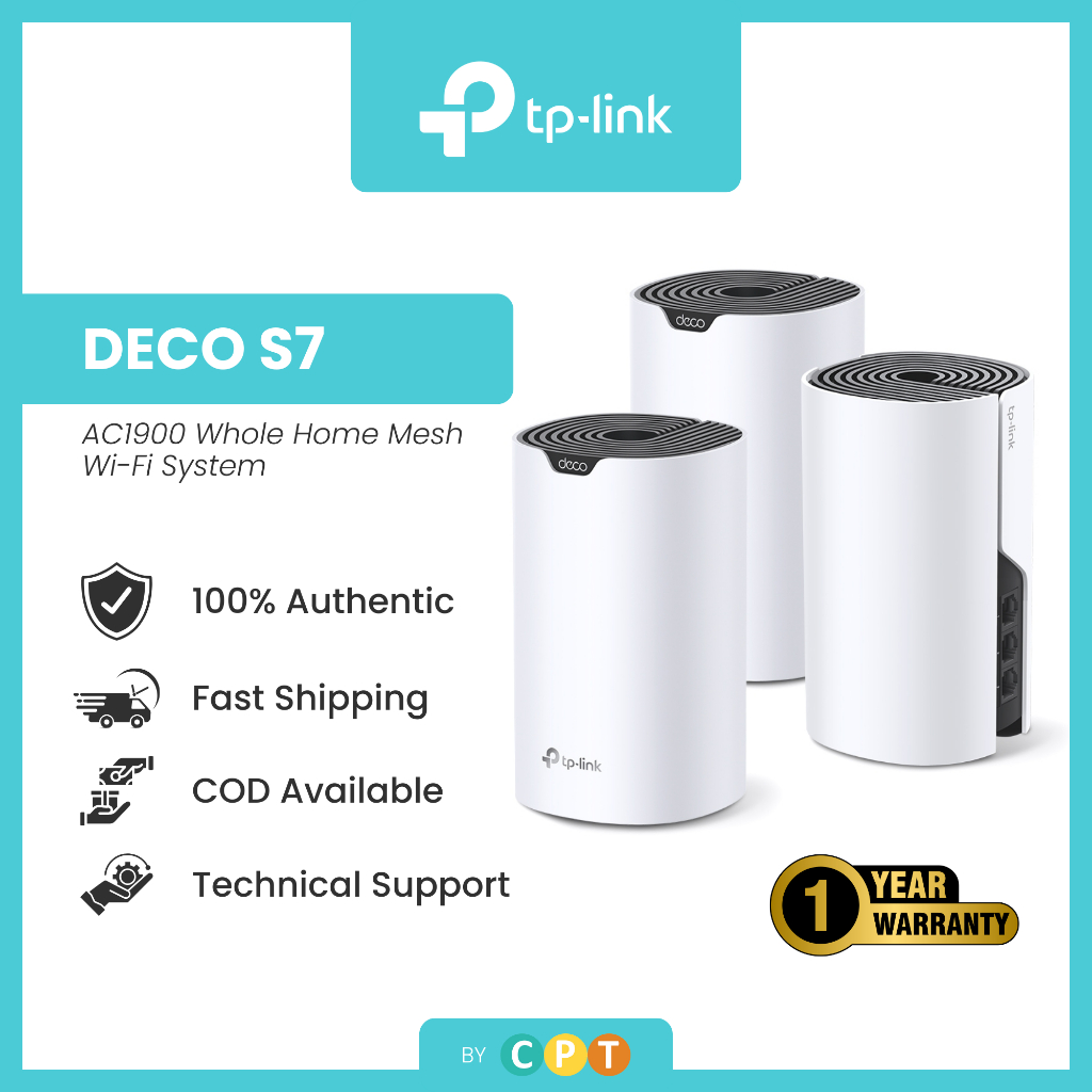 TP-Link | Deco S7 | AC1900 | Whole Home Mesh | MU-MIMO | Wi-Fi ...