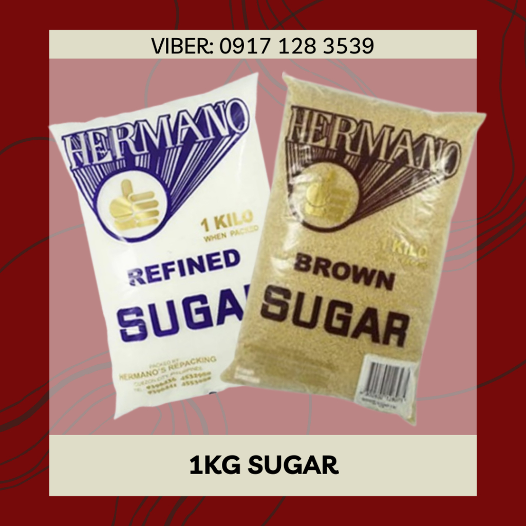 1 kilogram Hermano Sugar (Refined White and Brown Sugar) | Shopee ...