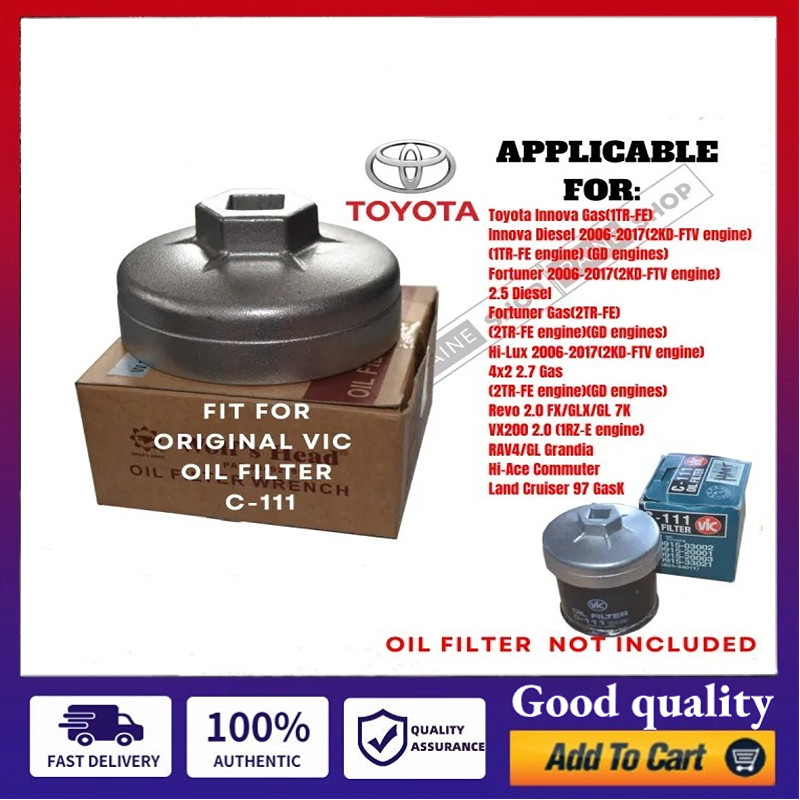 Oil Filter Wrench for Orig Toyota Oil Filter 90915-YZZD2 Toyota Innova ...
