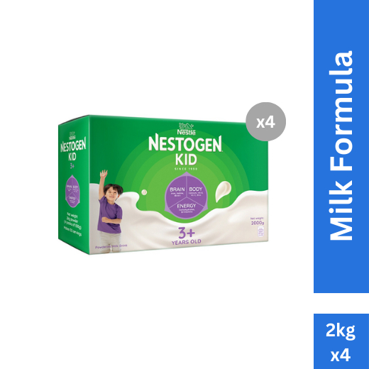 Nestogen Kid 3+ Powdered Milk For Children Above 3 Years Old 2kg Bundle ...